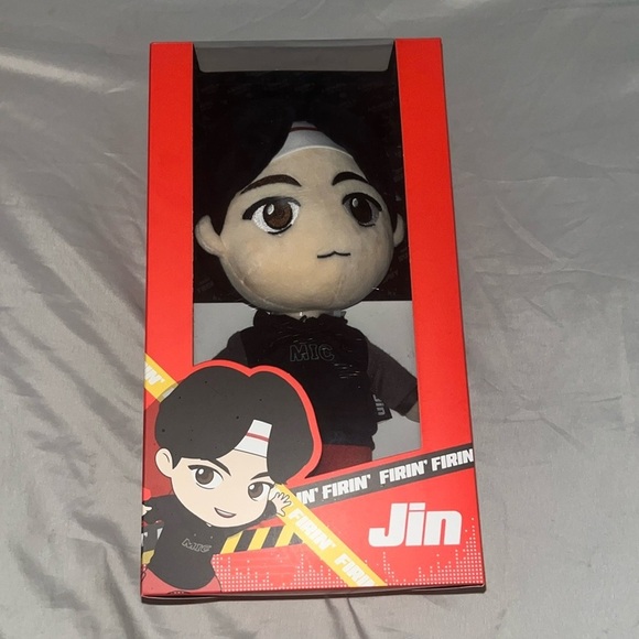 HYBE | Other | New Sealed Bts Tinytan Official Micdrop Jin Plush Doll | Poshmark